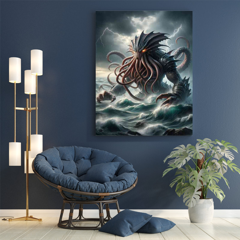 Sea Monster Painting
